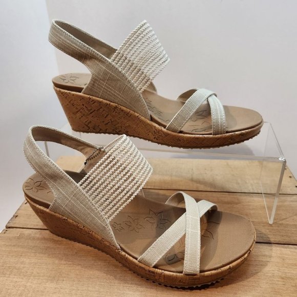 Skechers | Shoes | Skechers Womens Beverlee High Tea Sandals 1 | Poshmark